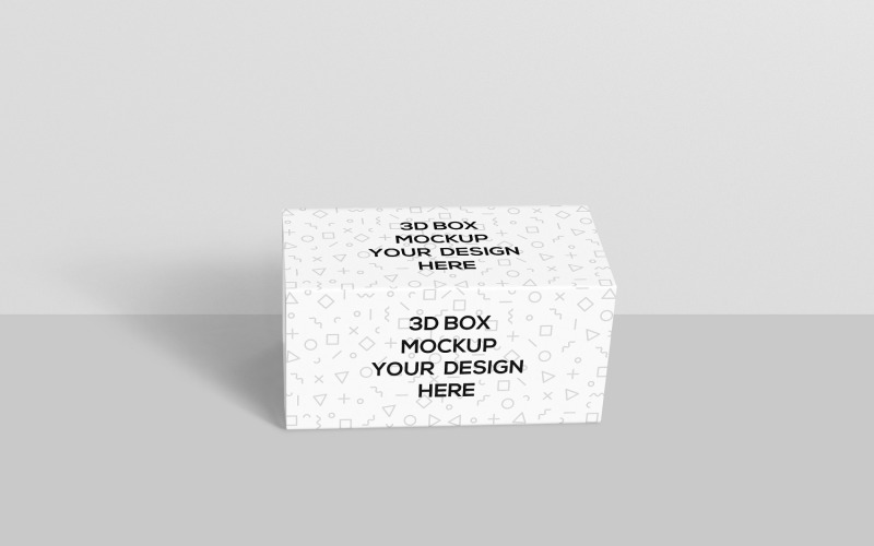 Horizontal Rectangle Box Mockup 2 #333912 - TemplateMonster