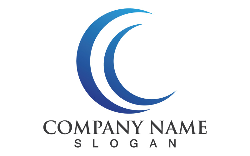 Plantilla de logotipo de diseño de playa de olas de agua v2