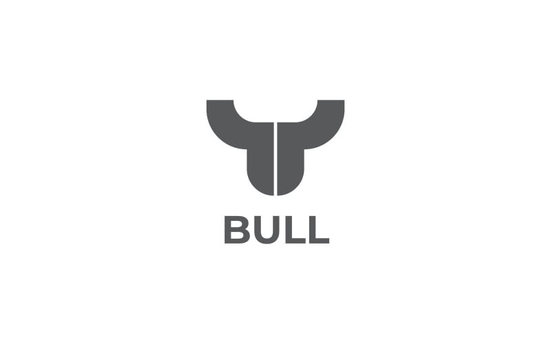 Bull Logo Design Template Vector #334139 - TemplateMonster