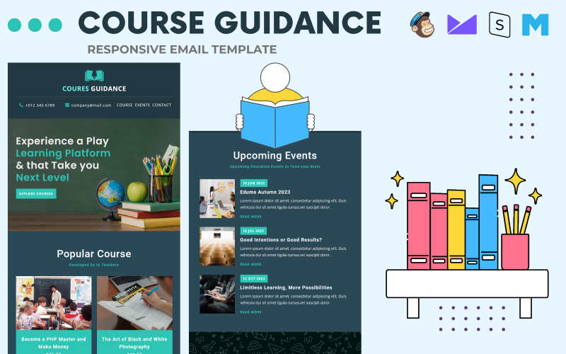 47+ Blue Newsletter Templates for Blue-Color Emails