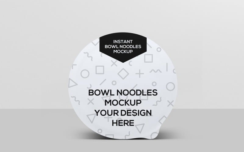Food Bowl -Instant Food Bowl Mockup 6 - TemplateMonster