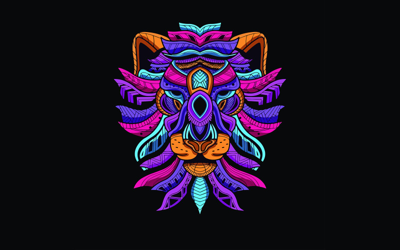 Mansel Ethan Sanat Mandala Çizim Vektörü - TemplateMonster