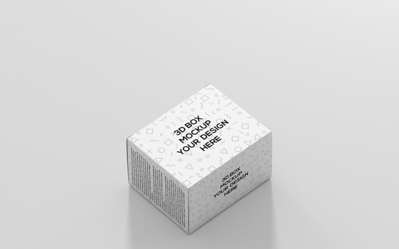 High Rectangle Box Mockup 4 #334640 - TemplateMonster