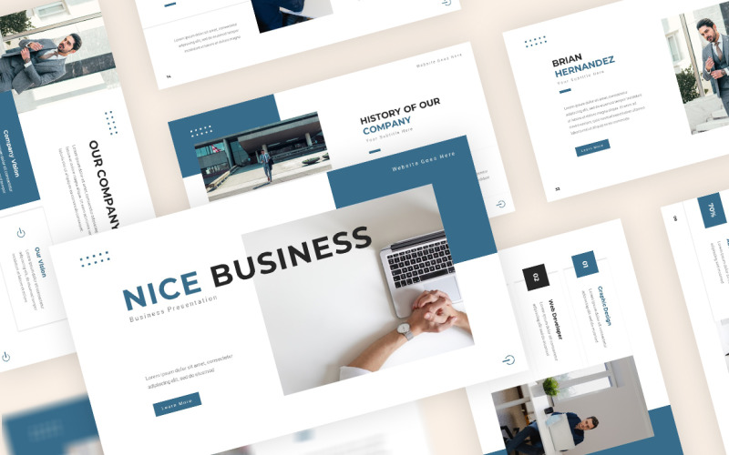 Plan A - Business Powerpoint-mall #369481 - TemplateMonster