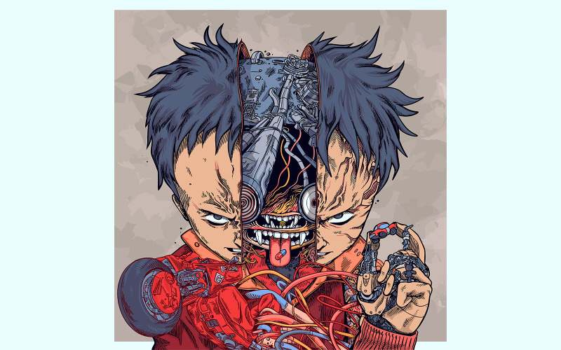 Nikolas Will Arte Carácter Vector #335115 - TemplateMonster