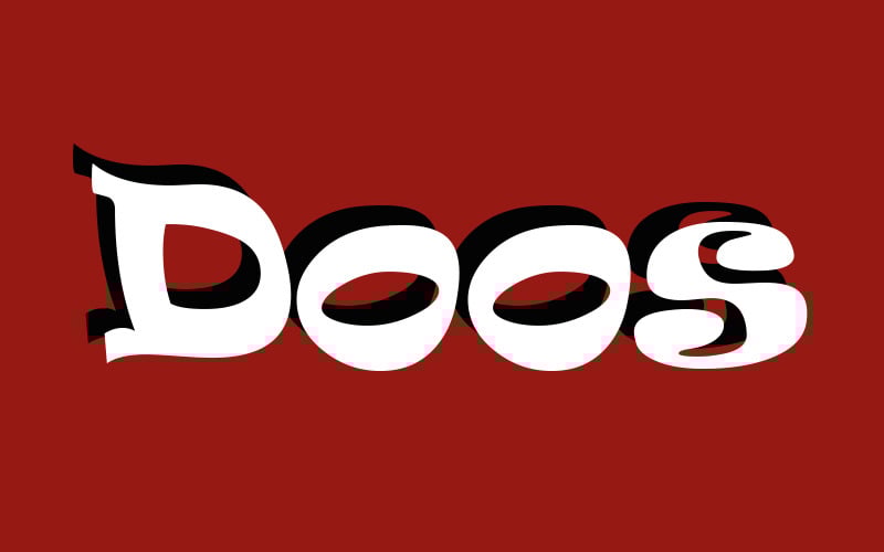 Vintage type wordmark logo design ( Editable txt )