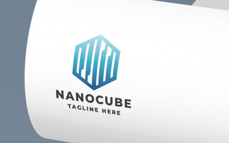 Nano Cube Pro Logo Template #335328 - TemplateMonster