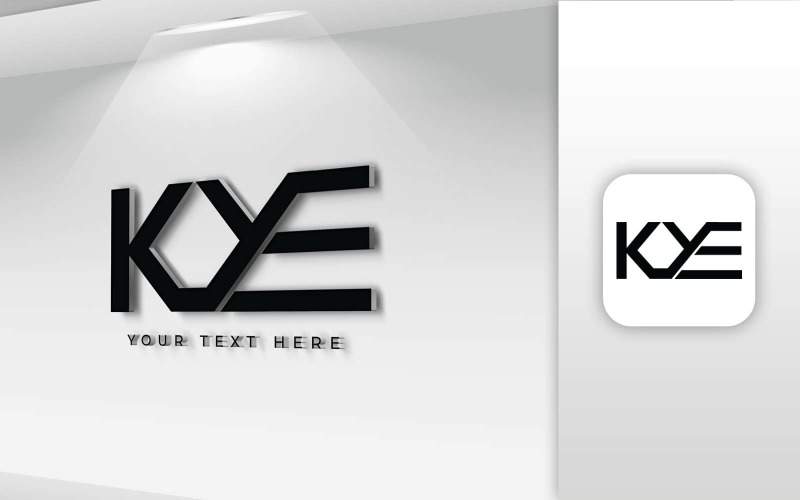 KYE Name Letter Logo Design - Identidad de marca