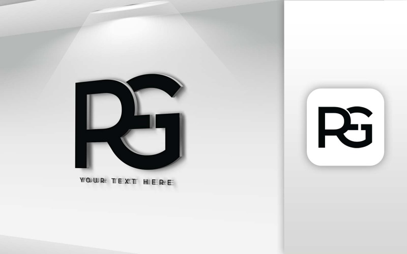 REG Name Letter Logo Design - Identidad de marca