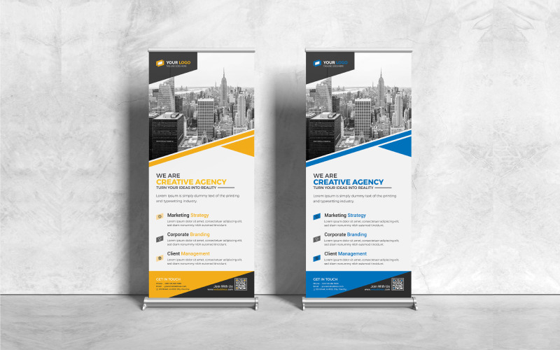 Diseño de banner corporativo creativo y único
