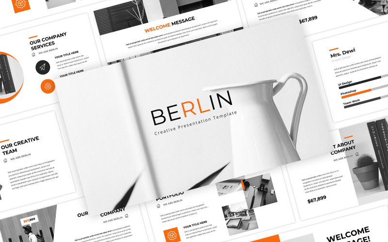 Berlin – Kreatives PowerPoint #336316 - TemplateMonster