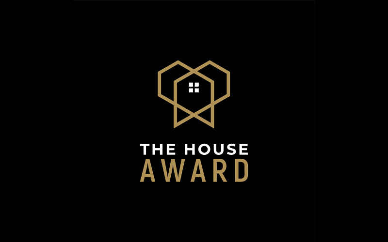 El vector del logotipo de la empresa House Award