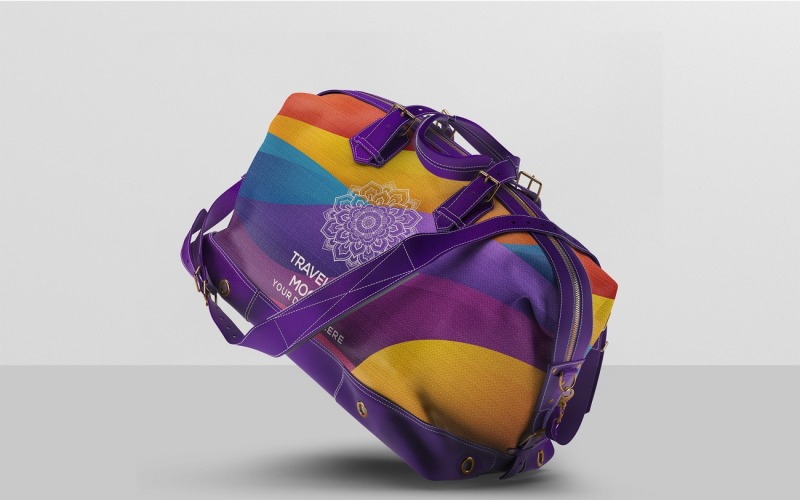 Front View Travel Kit Mockup #284612 - TemplateMonster