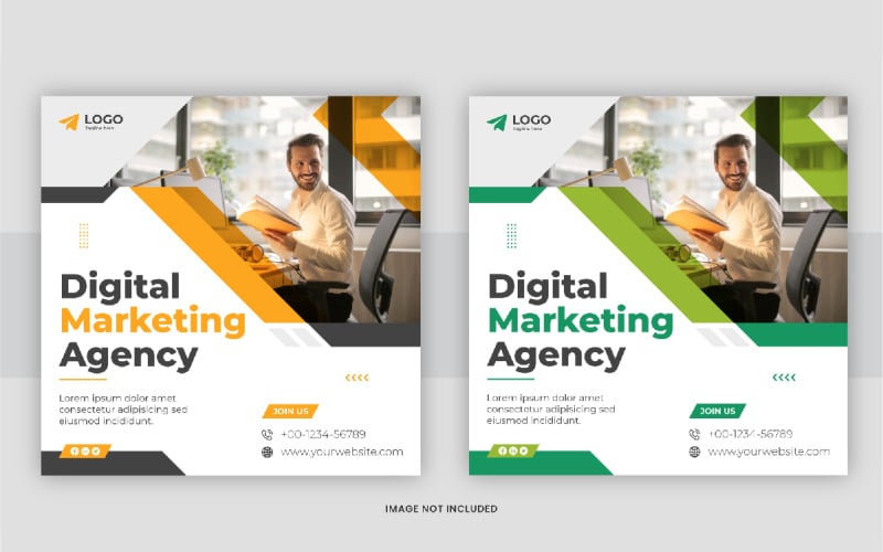 Digital marketing post template #337736 - TemplateMonster