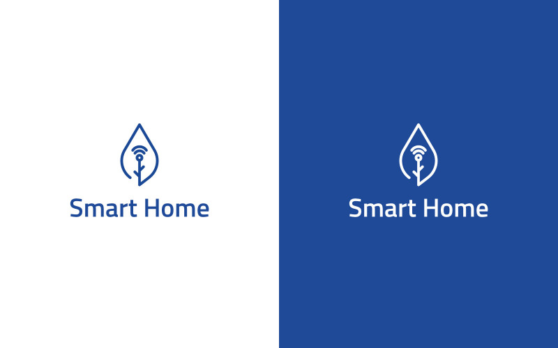 Smart Home Logo Design Template #337801 - TemplateMonster