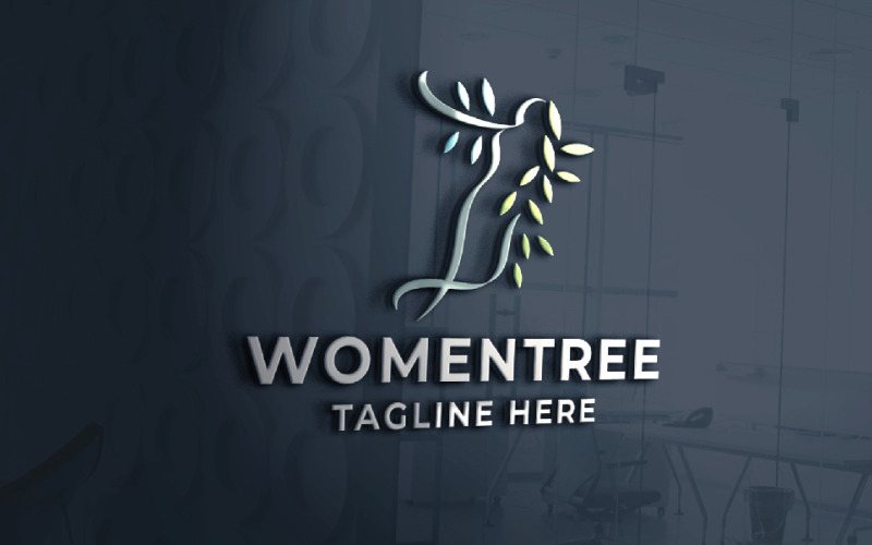 Women Tree Pro Logo Template #337879 - TemplateMonster