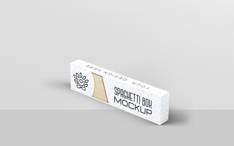 Spaghetti - Spaghetti Box Mockup 5 #338026 - TemplateMonster