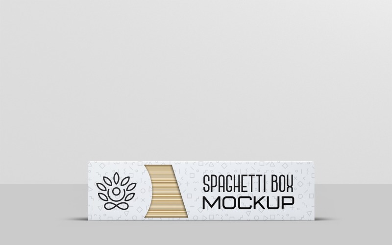 Spaghetti - Spaghetti Box Mockup #338022 - TemplateMonster