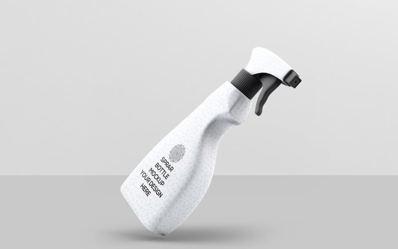 Spray Bottle - Cleaning Spray Bottle Mockup 3
