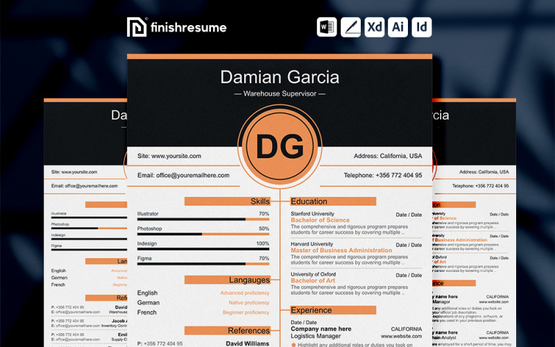 15+ Free Adobe InDesign Resume Templates & CVs Editable in Adobe InDesign