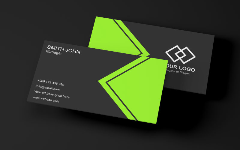 Colorful Business Card Design #338109 - TemplateMonster