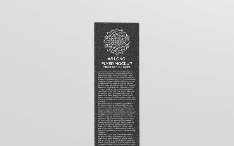 Flyer - A6 Long Flyer Mockup 9 #338388 - TemplateMonster