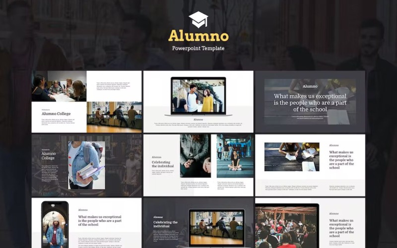 Alumno - Plantilla de PowerPoint sobre educación y cursos