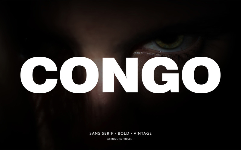 Congo - Plantilla de fuente Sans Serif - TemplateMonster