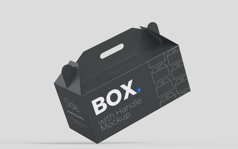 Box with handle Mockups Vol 02 #339771 - TemplateMonster