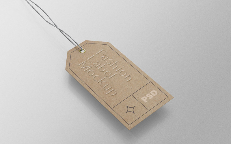 Fashion Label Tag PSD Mockup Vol 01 #339741 - TemplateMonster