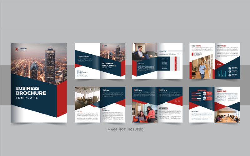 Creative Business Brochure Template #339860 - TemplateMonster