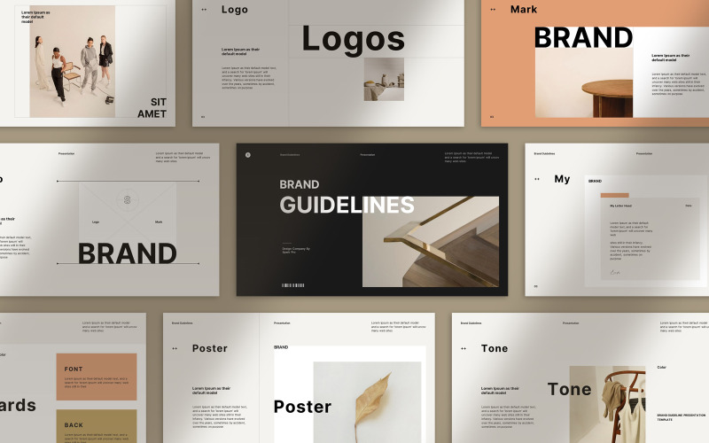 Brand Guideline Corporate Presentation - TemplateMonster