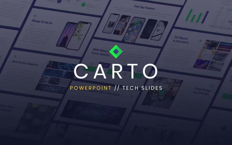 Carto - Tech Business Powerpoint Template - TemplateMonster