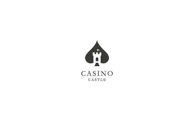 Casino Castle Logo Vector #340231 - TemplateMonster