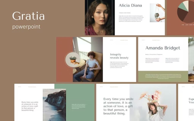 Creatia - Thème Esthétique Powerpoint - TemplateMonster