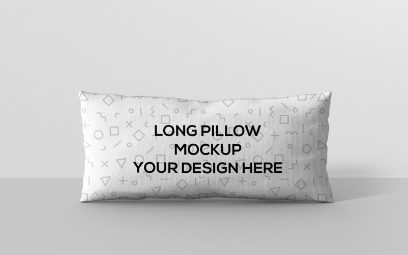 Long Rectangle Pillow Mockup #340531 - TemplateMonster