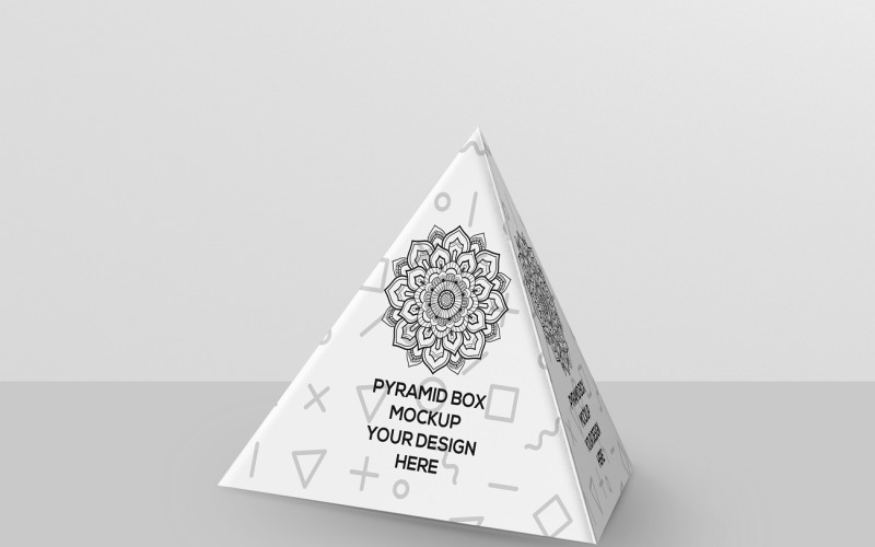 Pyramid Box - Pyramid Box Mockup #340606 - TemplateMonster