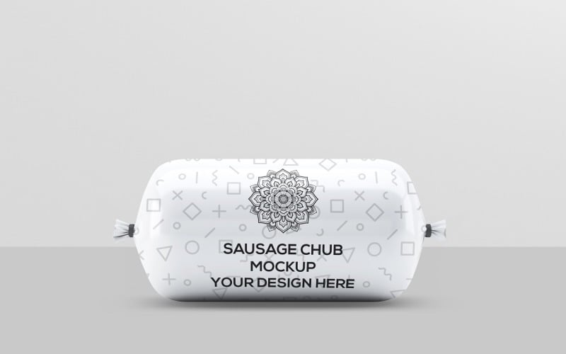 Sausage Chub - Sausage Roll Packaging Mockup