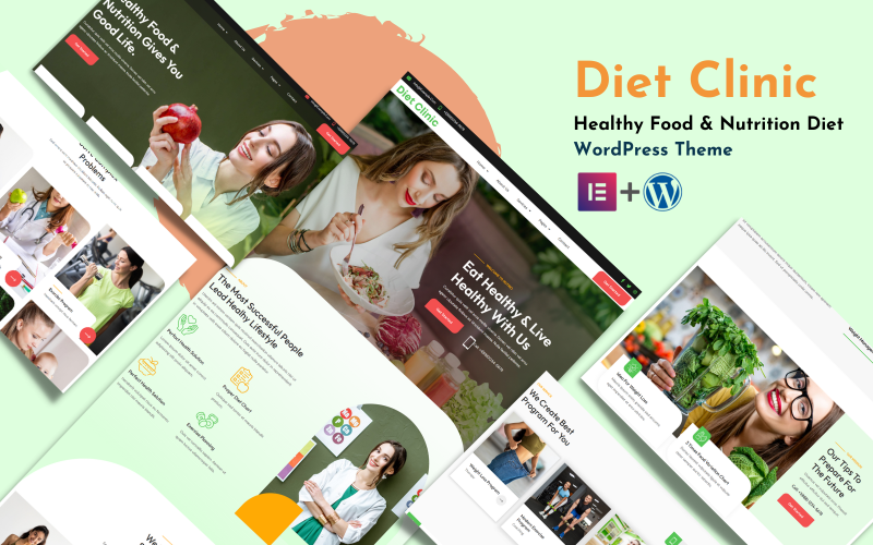 Diet Clinic - Food Diet& Nutrition Coach WordPress Theme
