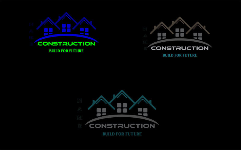 Real state and construction logo #340885 - TemplateMonster