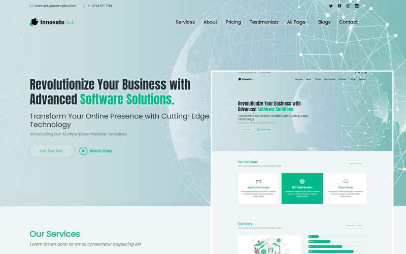 3D Effect HTML5 Website Templates - 90 HTML and CSS Templates in 3D ...