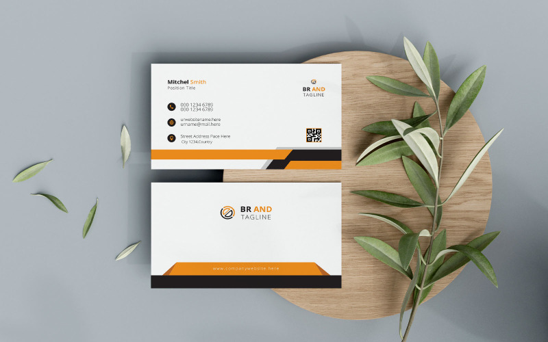 Presentation Business Card Template #341488 - TemplateMonster