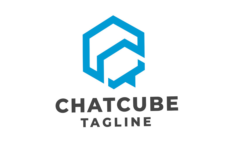 Chatcube Logo Vector - Chatcube Logo Vector - TemplateMonster