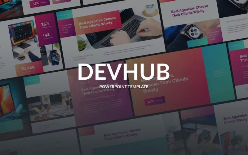 Devhub - Powerpoint Template #341833 - TemplateMonster