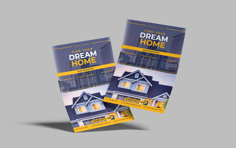 Dream Home Flyer Template 1 #341974 - TemplateMonster