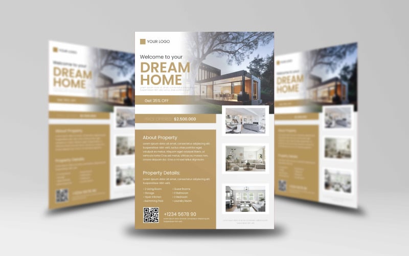 Dream Home Poster Template #341953 - TemplateMonster