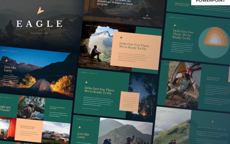 Eagle - Adventure Powerpoint Template - TemplateMonster