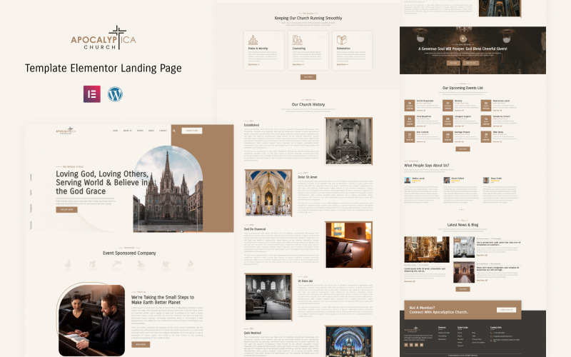 The Common - Church Religious Elementor Template