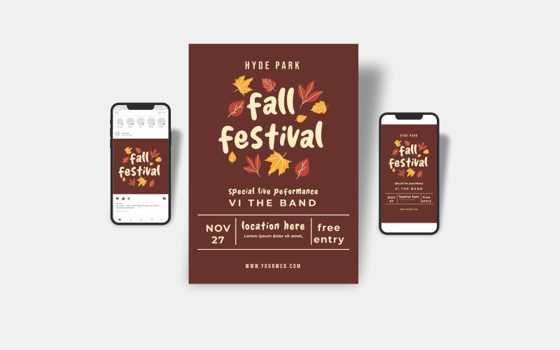 Fall Festival Bundle Template 2 #342368 - TemplateMonster
