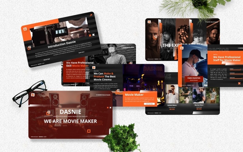 Movie Studio Keynote Templates - Apple Themes for Film Production ...